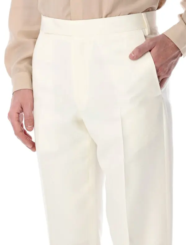 LARDINI Trousers - Ivory