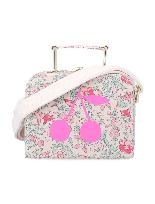 Bonpoint Jadore Mini Suitcase Bag - Fl Framboise