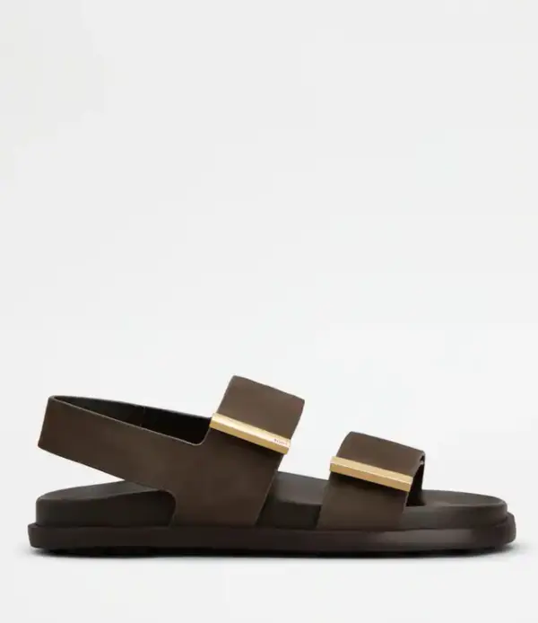 TOD'S Nabuk Sandals - Brown