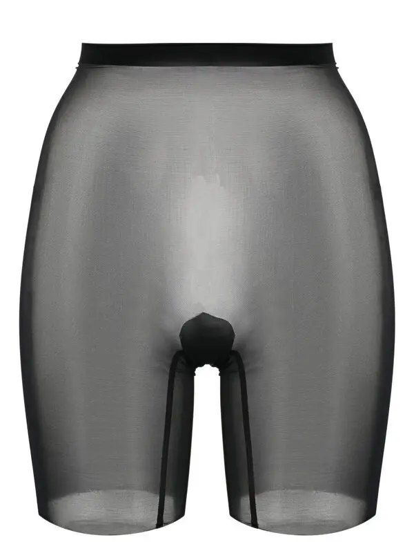 Wolford Tulle Shaping Shorts - Black