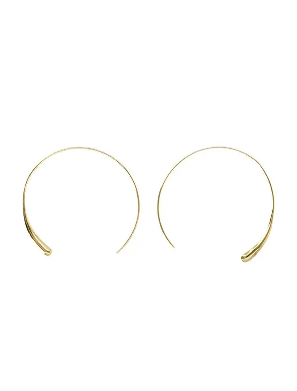Soeur Goutte 45 Hoop Earrings - Golden