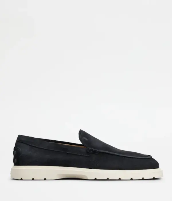 TOD'S Suede Loafers - Blue