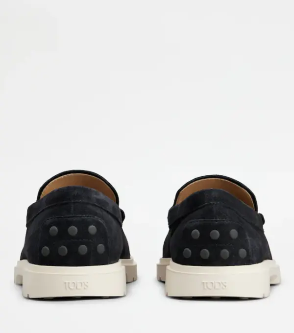 TOD'S Suede Loafers - Blue
