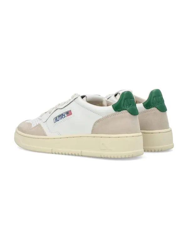 AUTRY Medalist Suede & Leather Sneakers - White Amazon