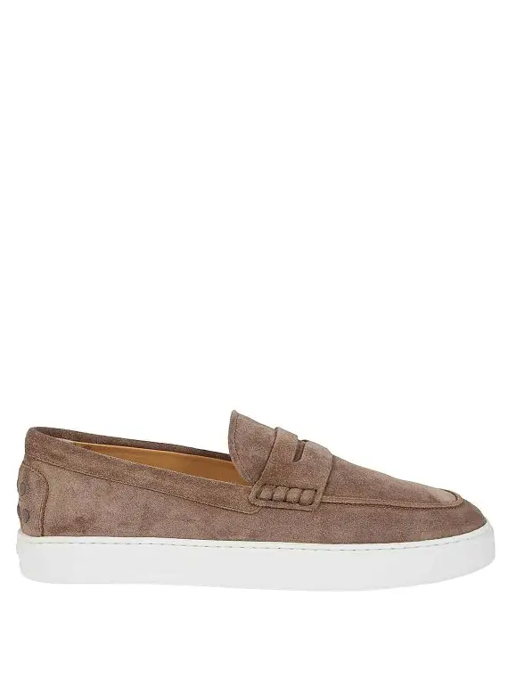 TOD'S Suede Loafers - Brown
