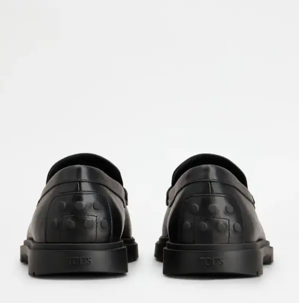TOD'S Leather Loafers - Black