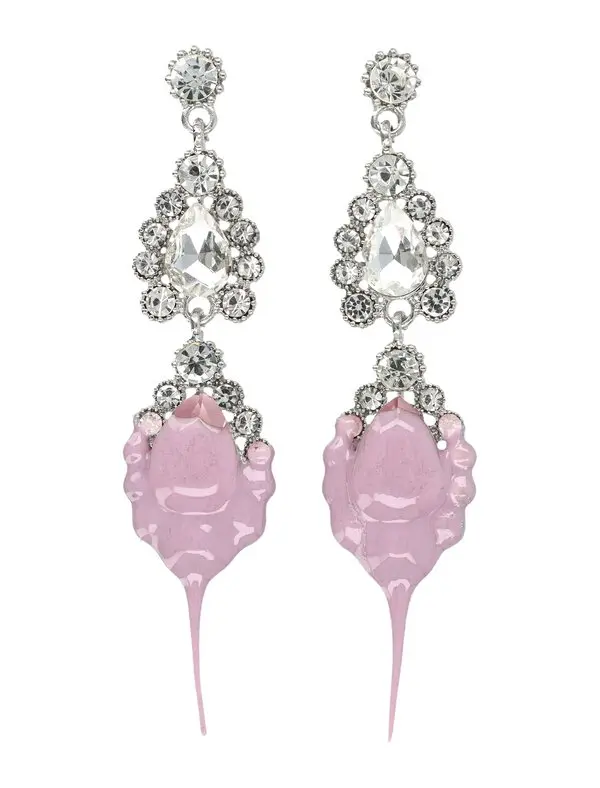 Ottolinger Pearl Drop Earrings - Lavander