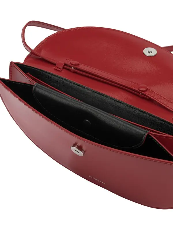 JIL SANDER Curve' Wallet - Red