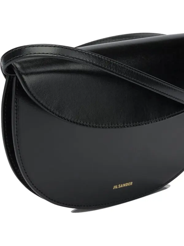 JIL SANDER Curve' Wallet - Black
