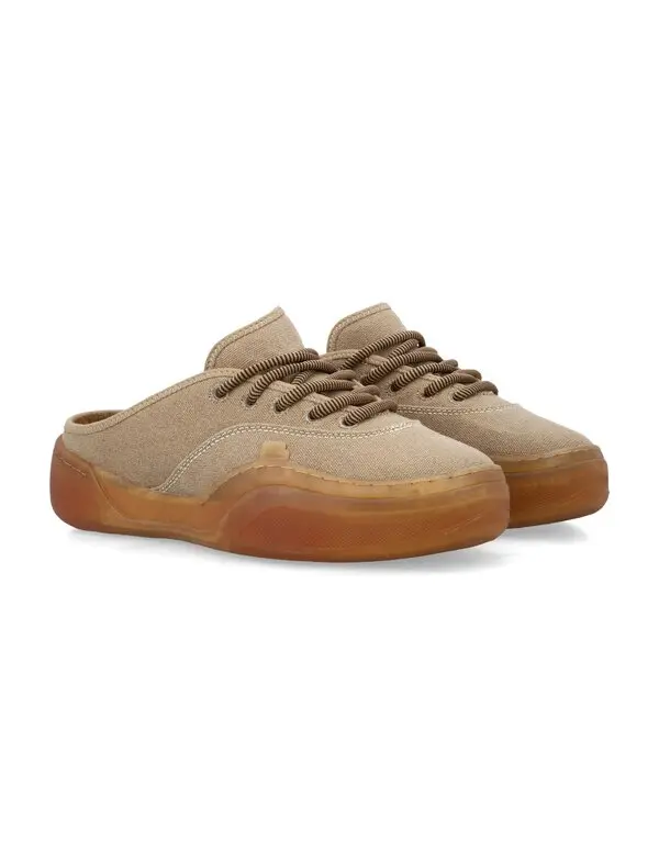 ERL Canvas Mule Sneakers - Brown
