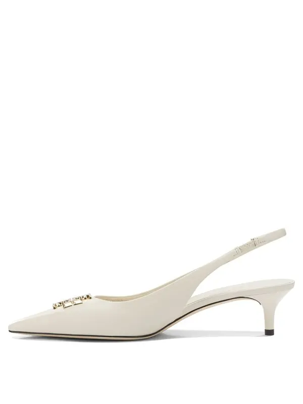Tory Burch Heeled Slingbacks - White