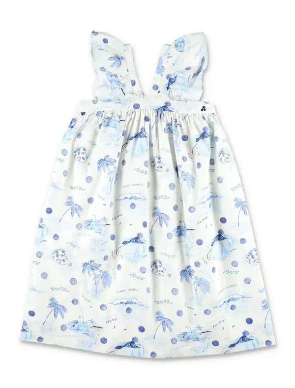 Bonpoint Dress With Island Print