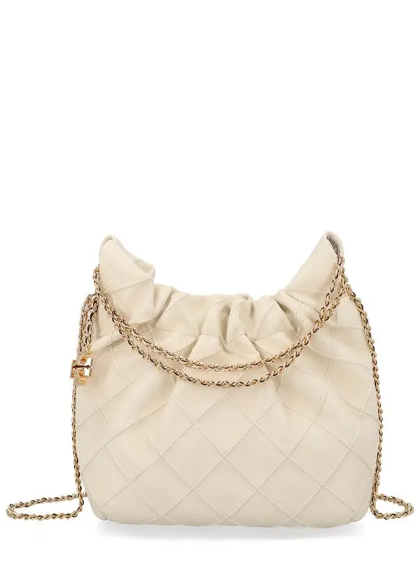 Tory Burch Fleming Mini Bag - Beige