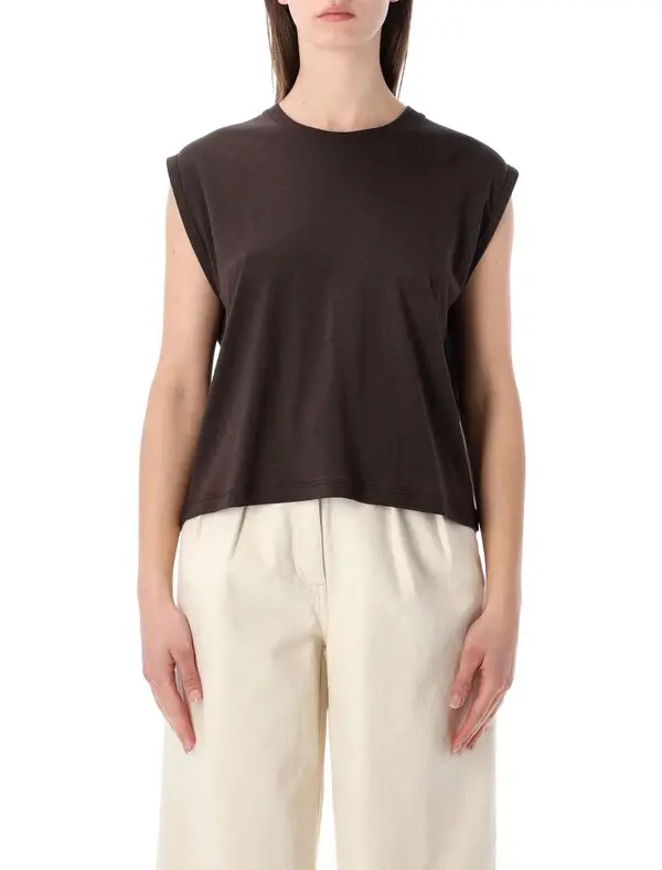SESSUN Deedoo Sleeveless T-shirt - Brown