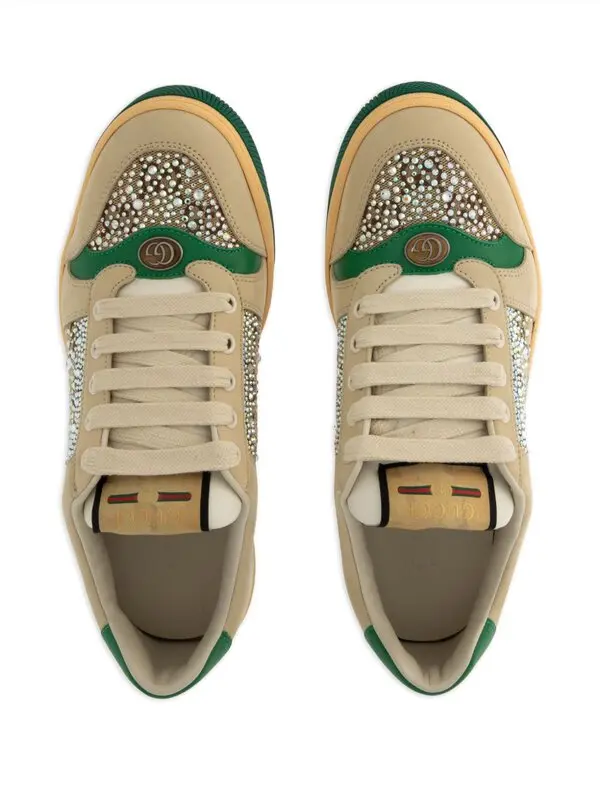 Gucci Screener Sneakers - Beige