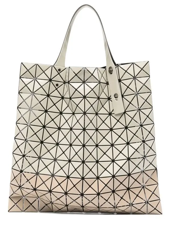 Issey Miyake Prism Bi-color Tote Bag - Beige