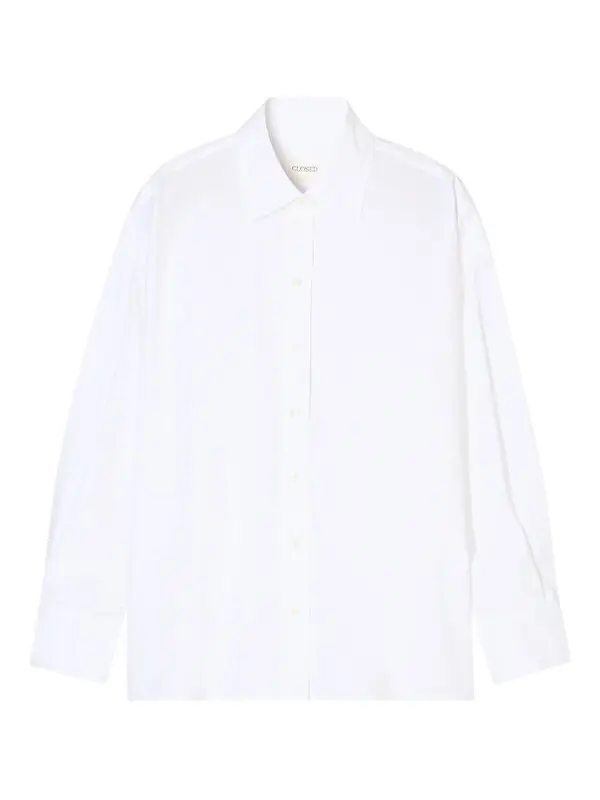Closed Linen Cape Shirt - White