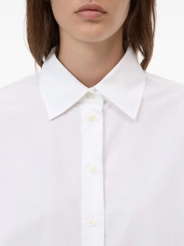 Closed Linen Cape Shirt - White
