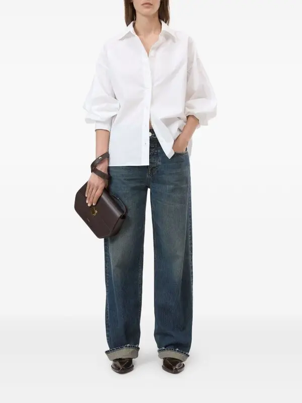 Closed Linen Cape Shirt - White