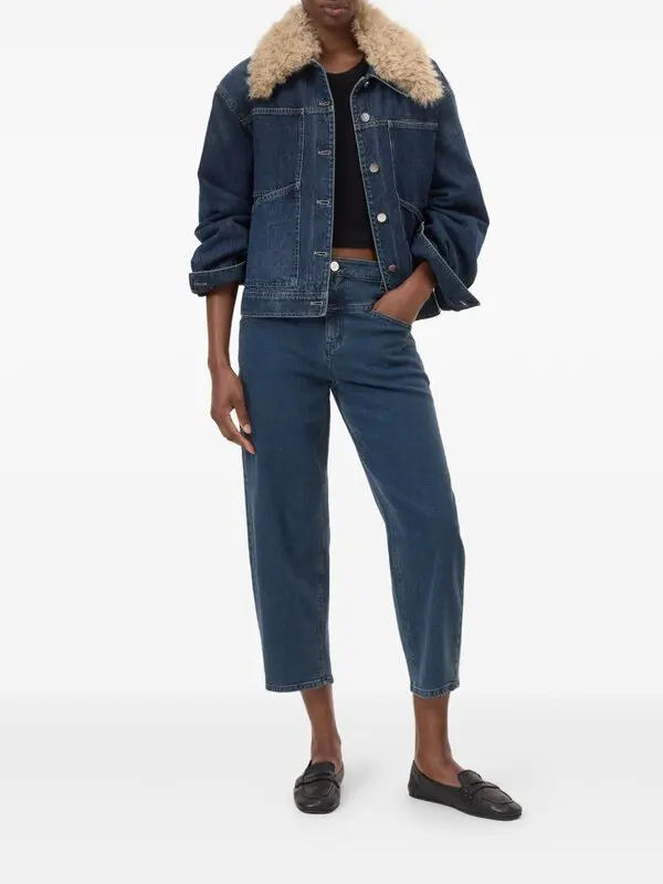 Closed Cotton Denim Straight Leg Jeans - Blue