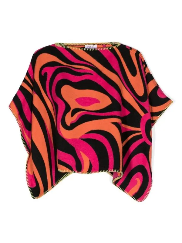 Emilio Pucci Fancy Cape - Multicolour