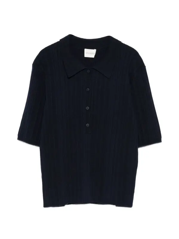 Closed Cotton Polo Shirt - Blue