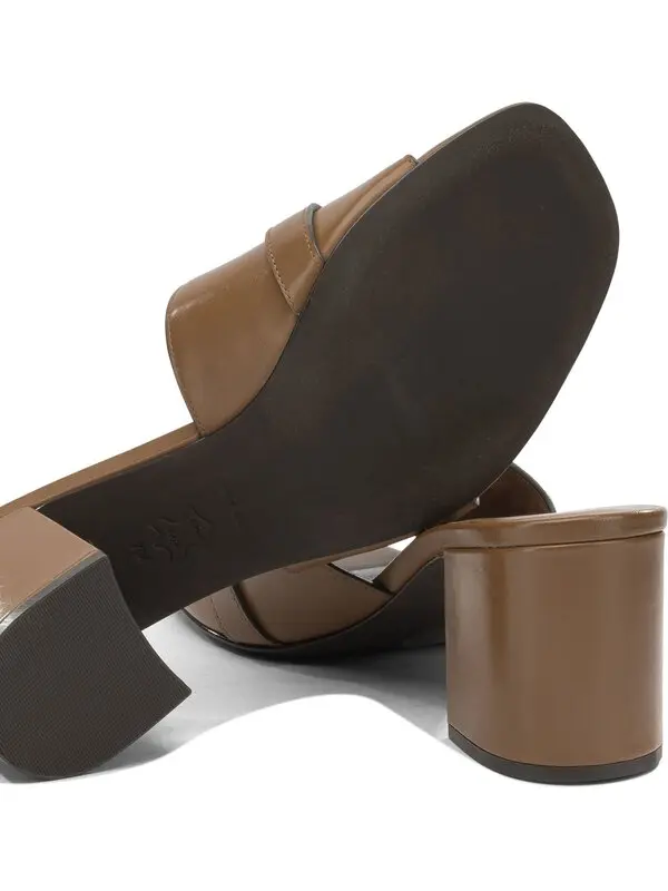 Tory Burch Heeled Mules - Brown