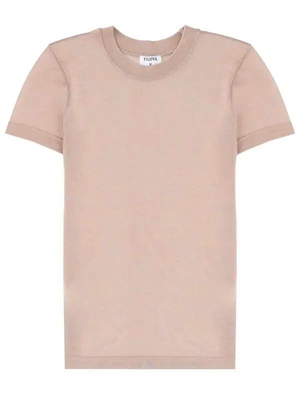 Filippa K Lyocell-cashmere Blend T-shirt - Nude