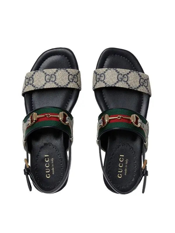 Gucci Logo Sandals - Blue