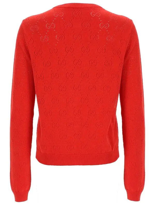 Gucci Silk And Cotton Cardigan - Red