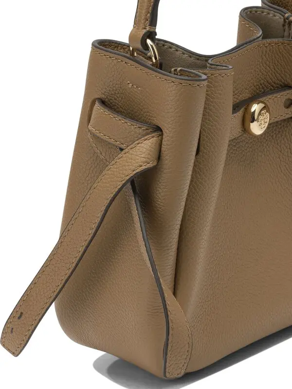Tory Burch Leather Bucket Bag - Brown