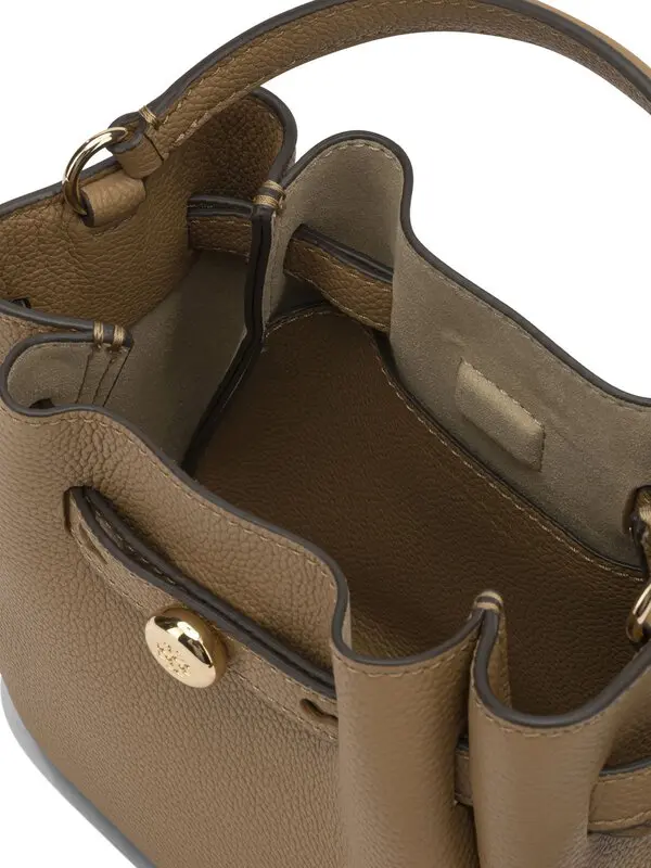 Tory Burch Leather Bucket Bag - Brown