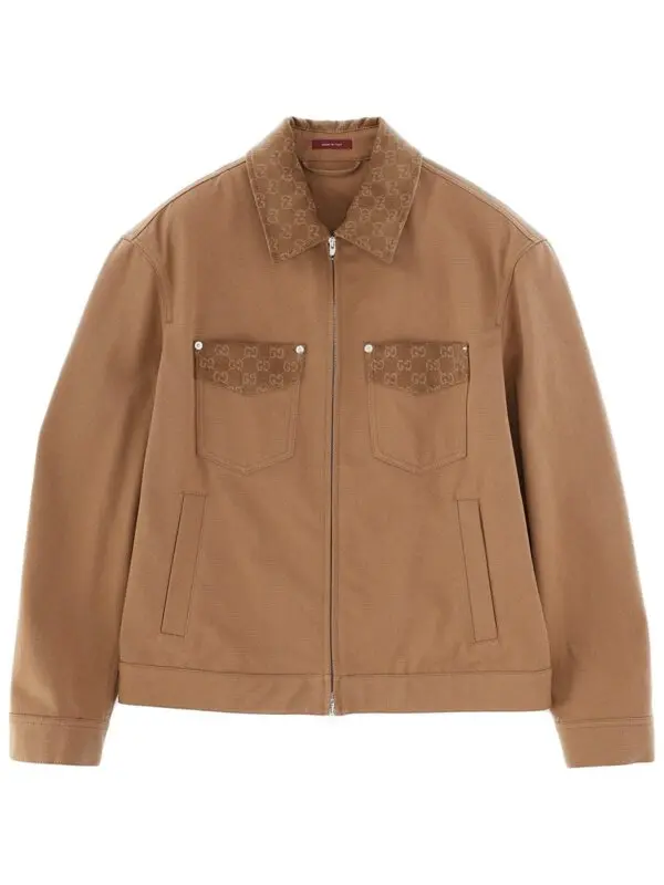 Gucci Jacket With Zipper And Collar