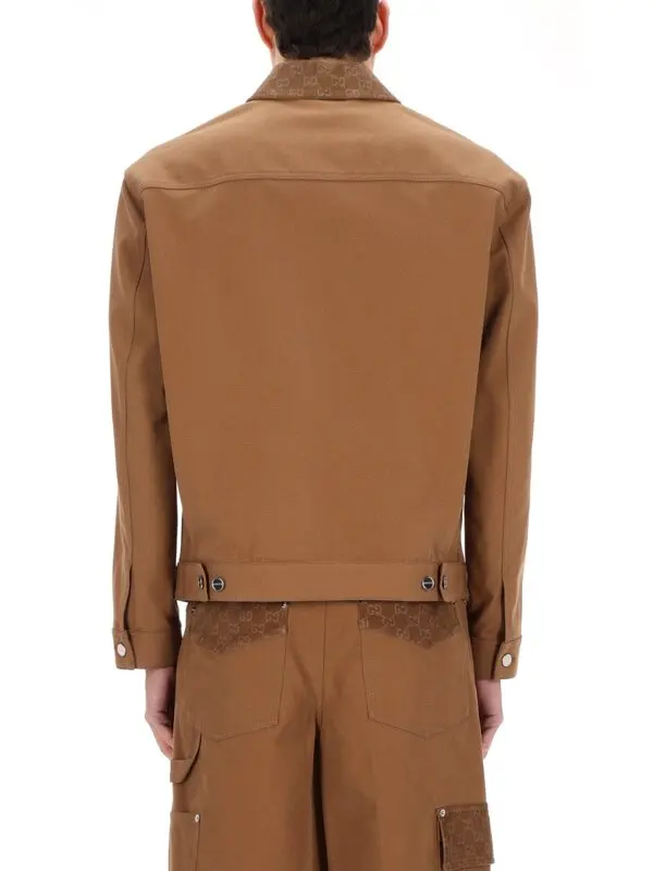 Gucci Jacket With Zipper And Collar