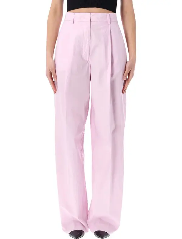 THE LATEST Axel Straight Leg Trousers - Pink