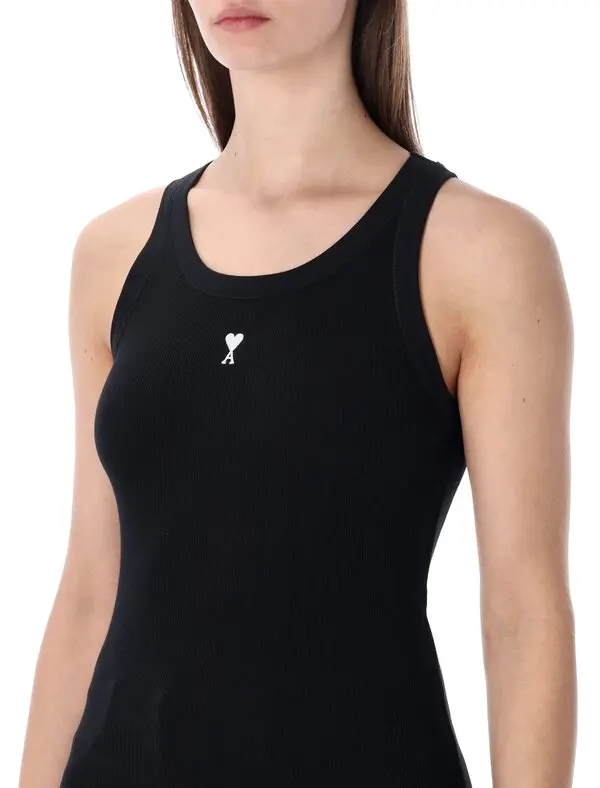 AMI Paris Fitted Tank Top