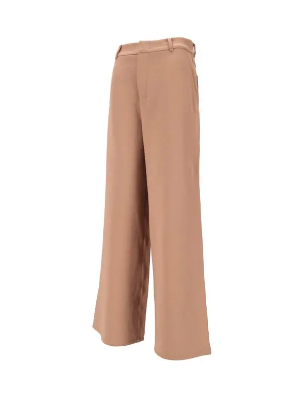 Max Mara Pantalone In Jersey - Cammello