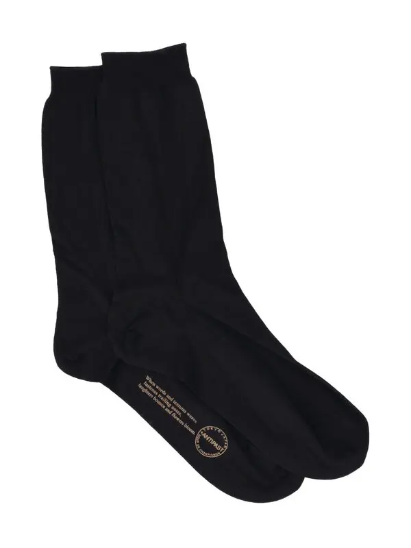 ANTIPAST Total Cotton Socks - Black