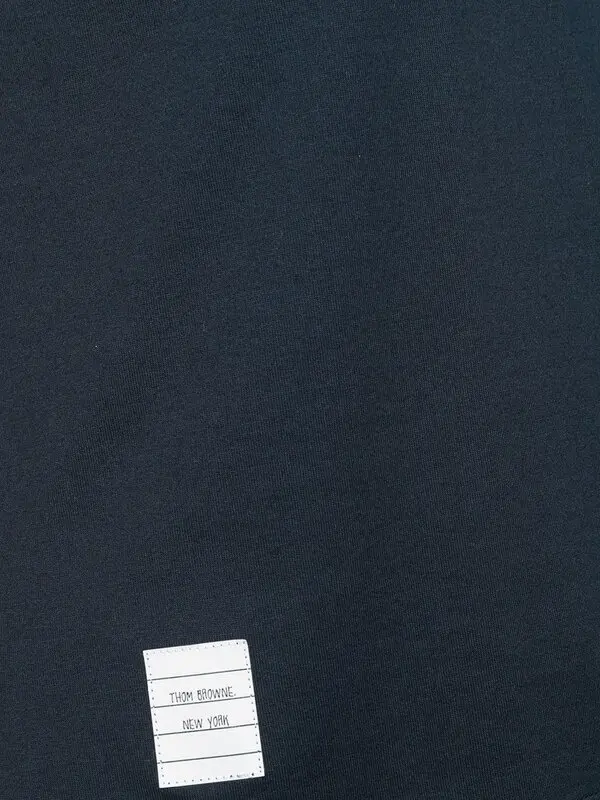 Thom Browne Relaxed Fit Short Sleeve T-shirt - Navy