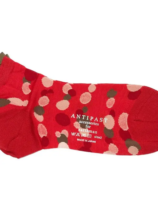 ANTIPAST Pois Short Socks - Red