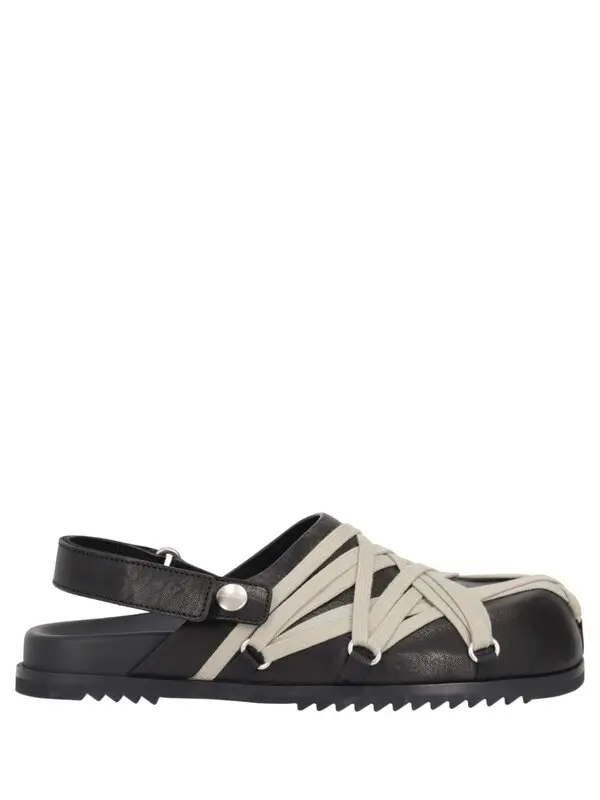 Rick Owens Megalace Mule Granola - Black