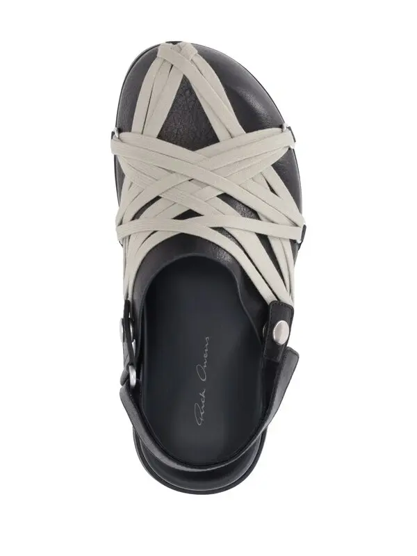 Rick Owens Megalace Mule Granola - Black