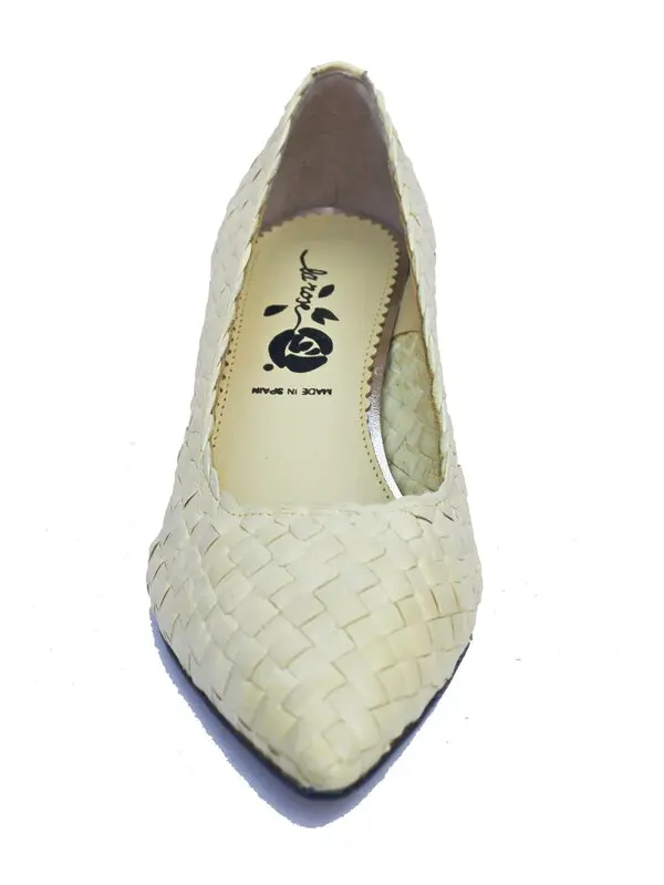 LA ROSE Carol Wooden Pumps - Maiz