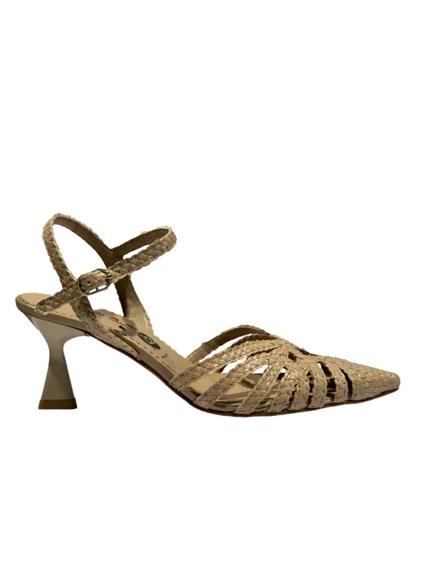 LA ROSE Moritz Pointed Pumps - Taupe