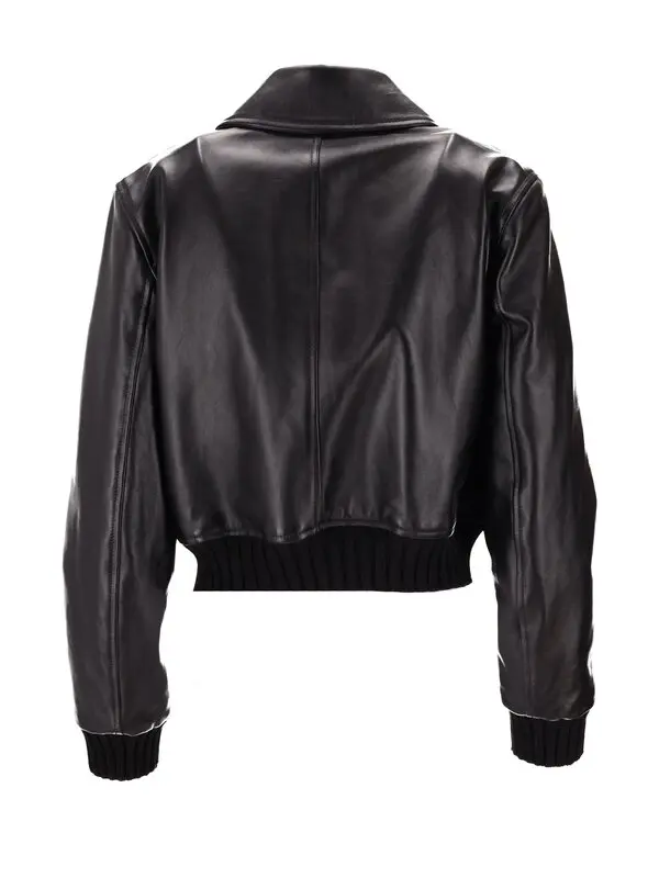 LA ROSE Nappa Leather Jacket - Nero