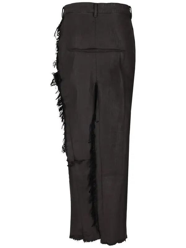 Rick Owens Denim Sliced Skirt