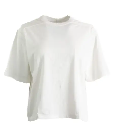 Rick Owens Cropped T-shirt - Milk