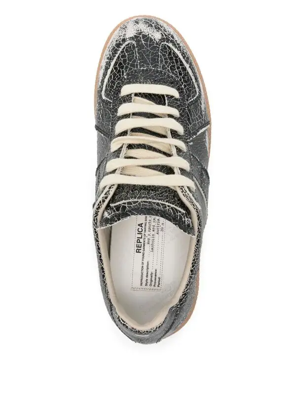 MAISON MARGIELA Panelled Sneakers - Black/white