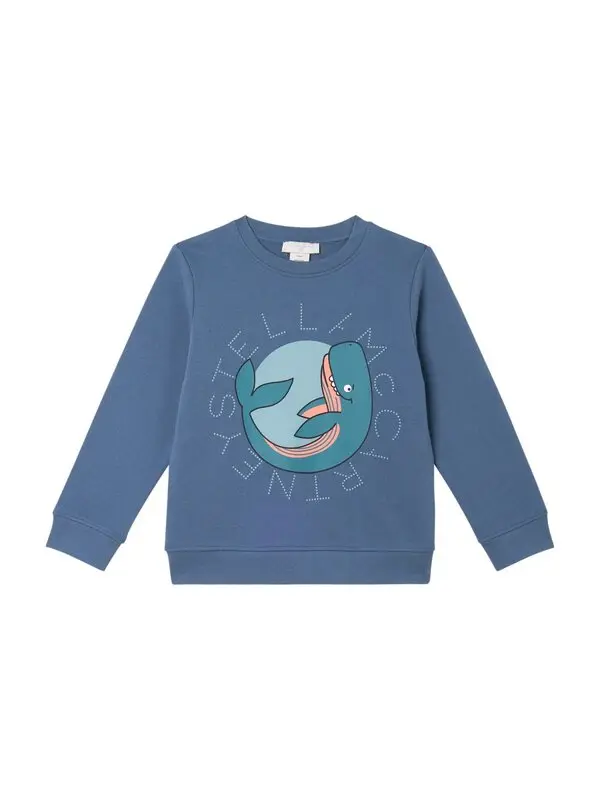 Stella McCartney Crewneck Sweatshirt With Logo - Multicolour