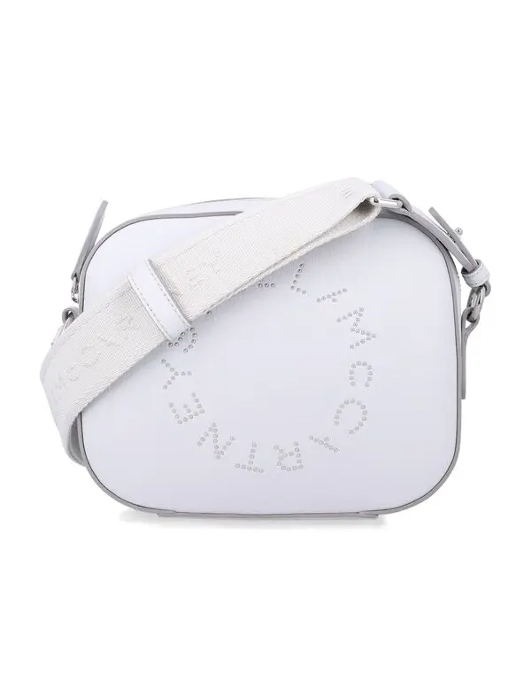 Stella McCartney Camera Bag With Logo - Grey